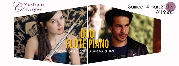 Duo flûte-piano : Mathilde Caldérini & Aurèle Marthan - L'odéon De ...