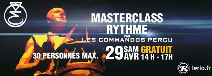 Masterclass Rythme par Les Commandos Percu - Le Rio Grande - By Night