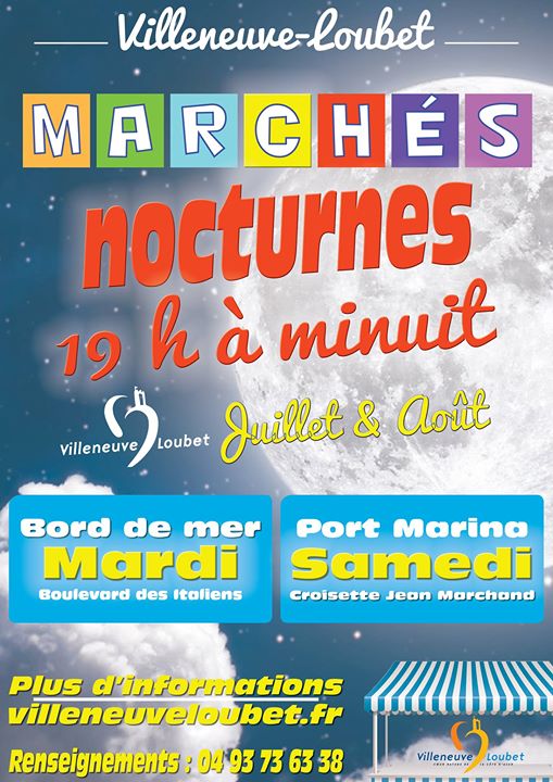 March Nocturne Villeneuve Loubet