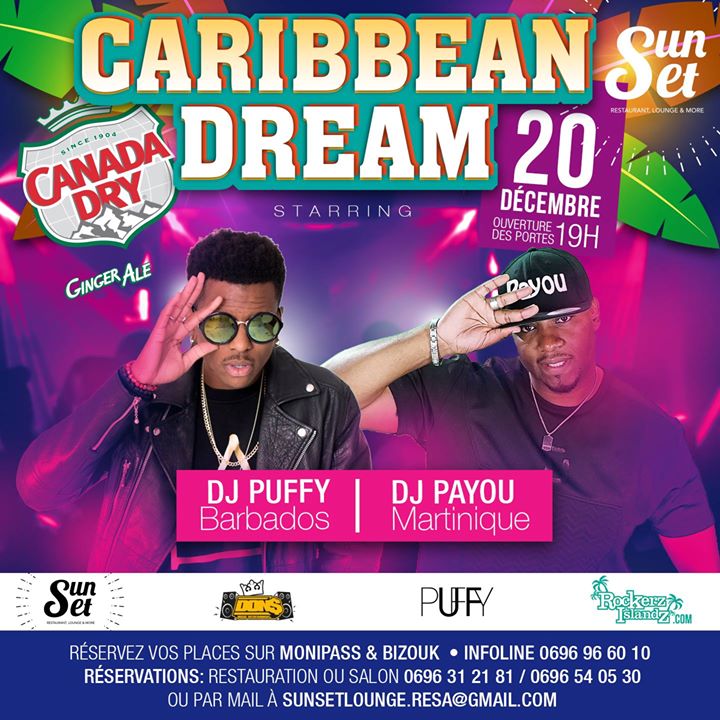 Caribbean Dream Feat Dj Puffy & Dj Payou - Sunset 972 - By Night
