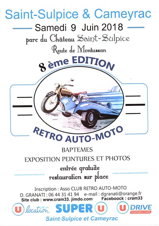 Retro Auto Moto de Saint Sulpice et Cameyrac - Cram Club Rétro Auto ...