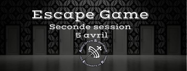 Escape Game [seconde session] - Ufr Sciences - Reims - Urca - By Night