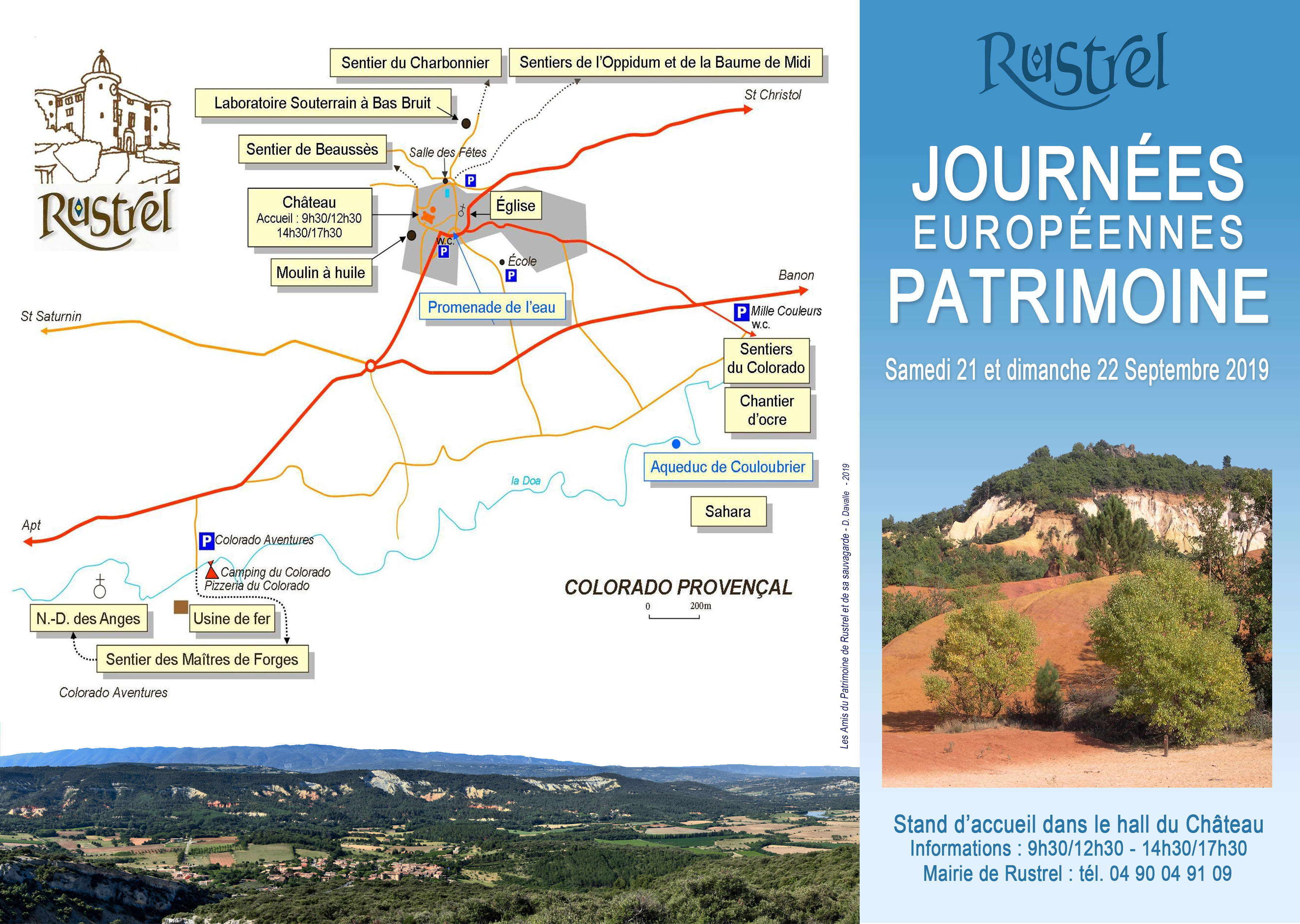 Journées Européennes du Patrimoine - CHÂTEAU DE RUSTREL - By Night