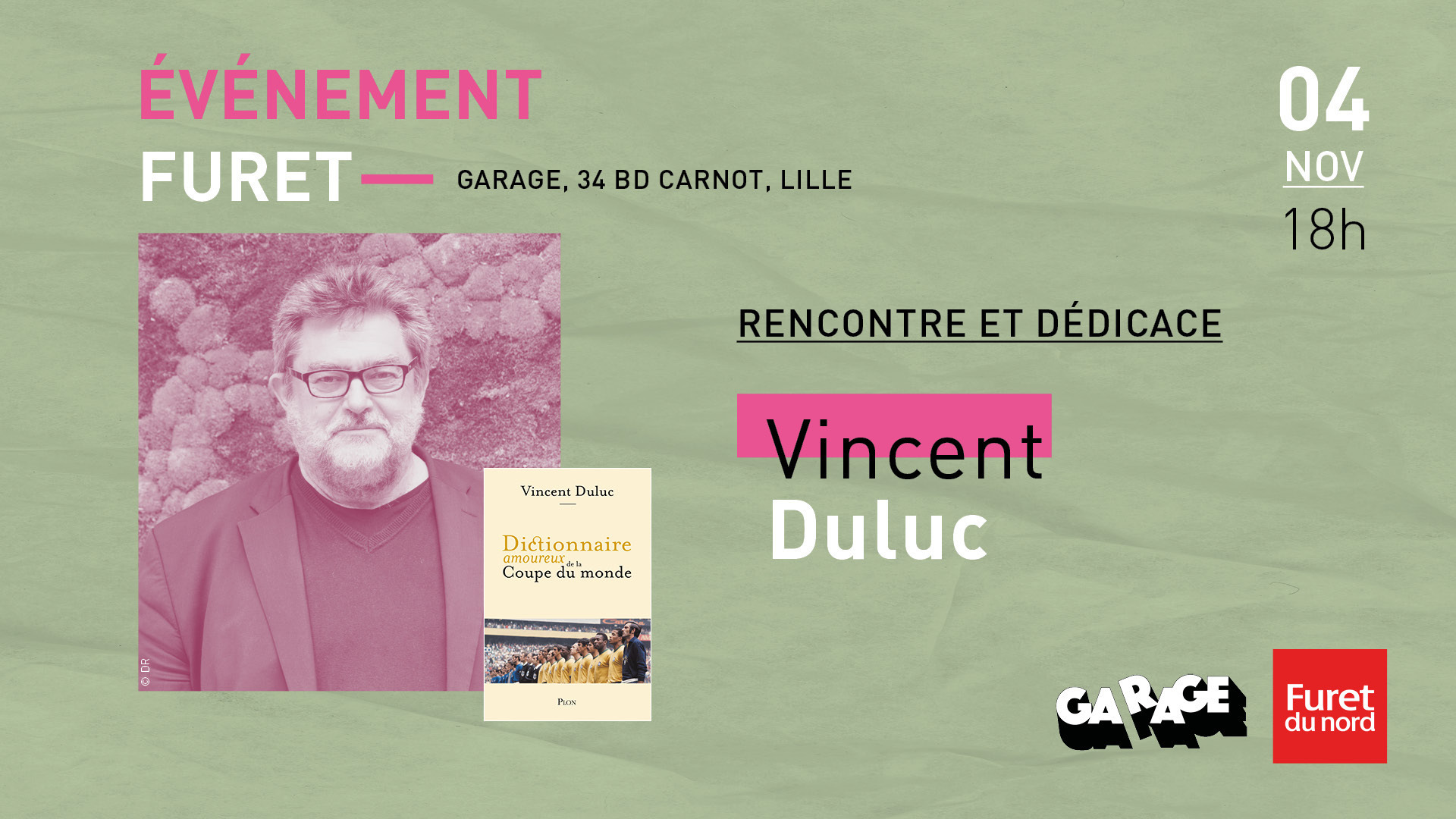 Rencontrez le journaliste sportif Vincent Duluc - GARAGE - By Night