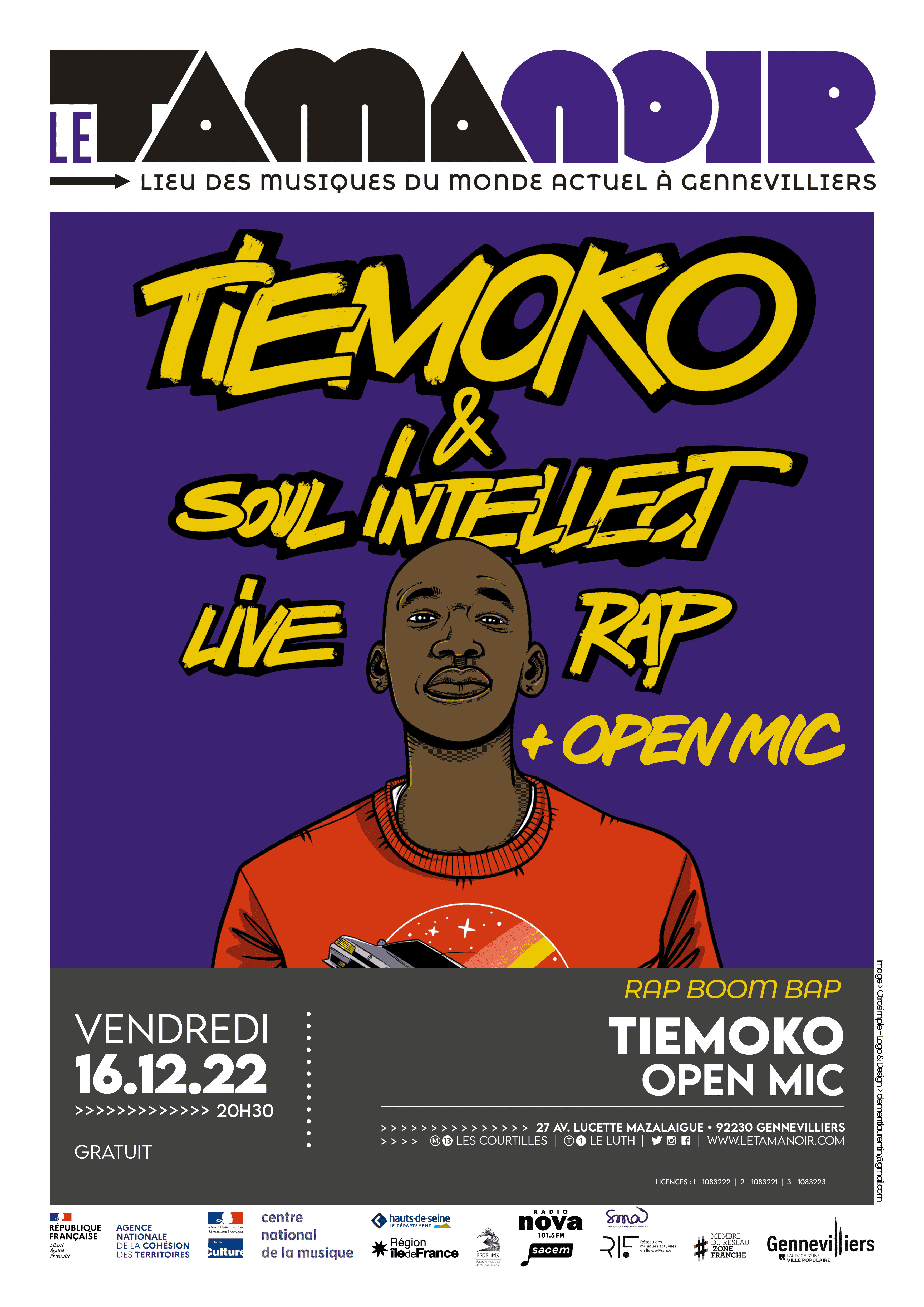 RAMSES + RICKY (SAÏ SAÏ) + GUESTS - Le Tamanoir - By Night