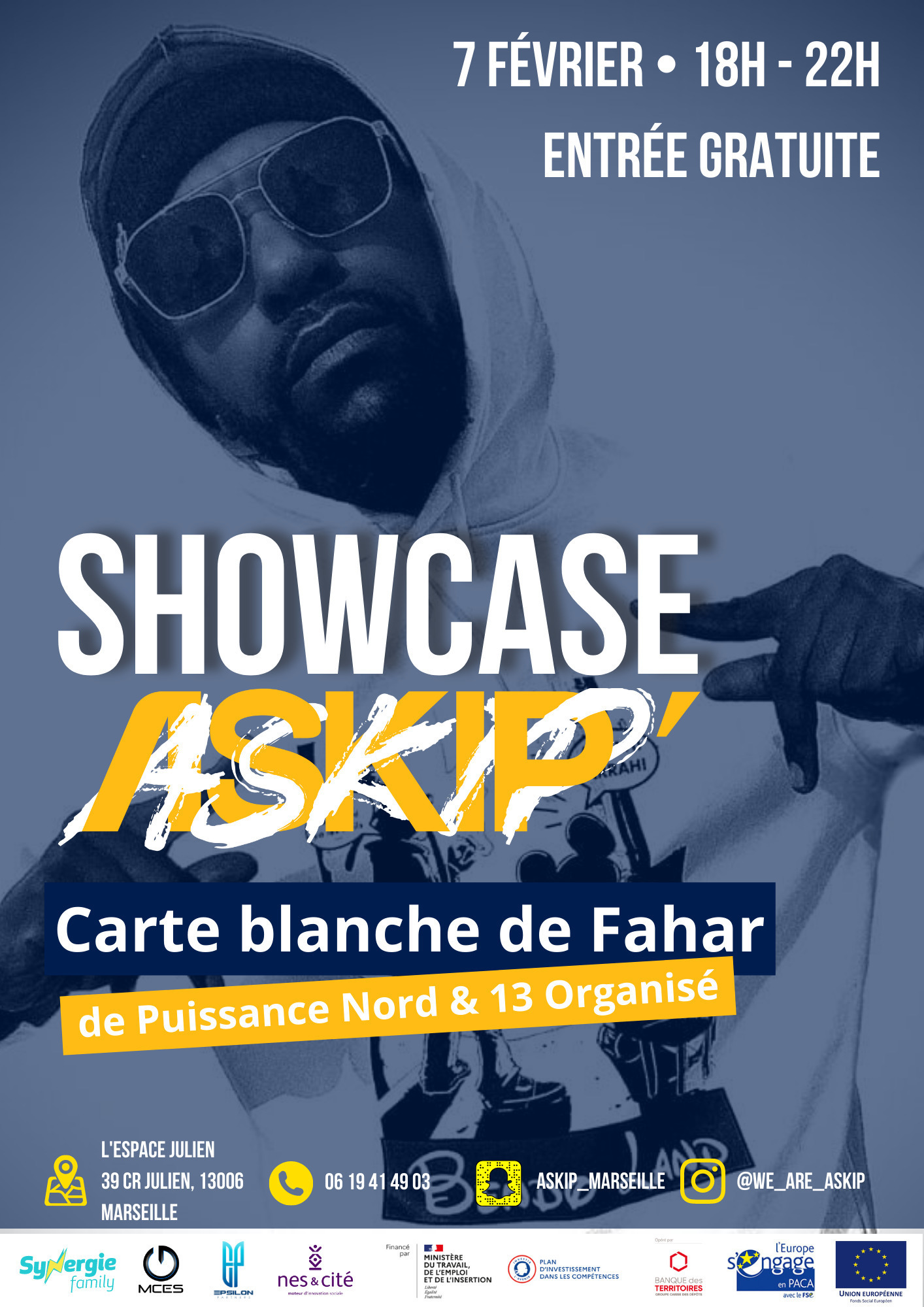 Carte blanche à FAHAR pour fêter le lancement de l'application ASKIP ...