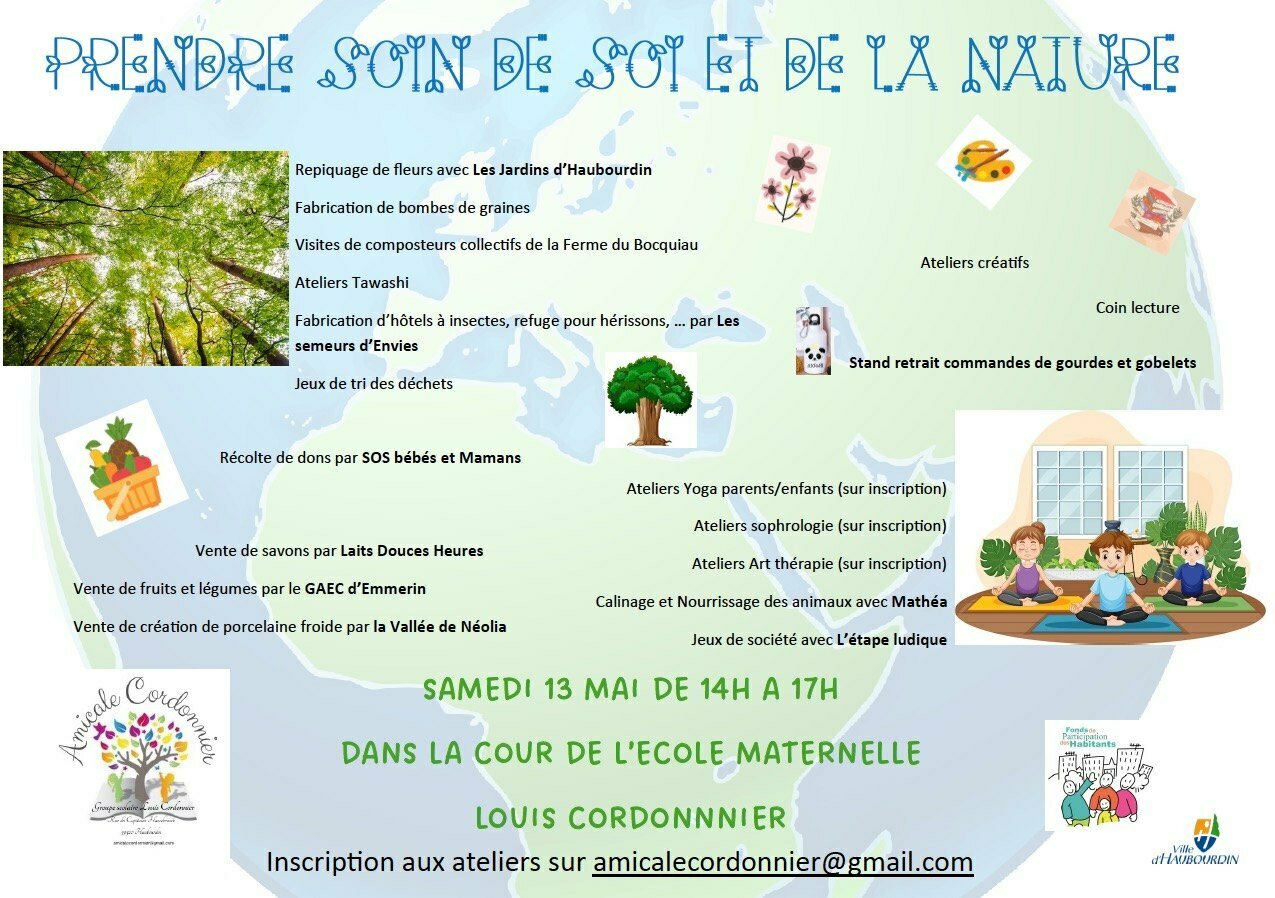 Prendre soin de soi et de la nature - Ecole Maternelle Cordonnier - By ...
