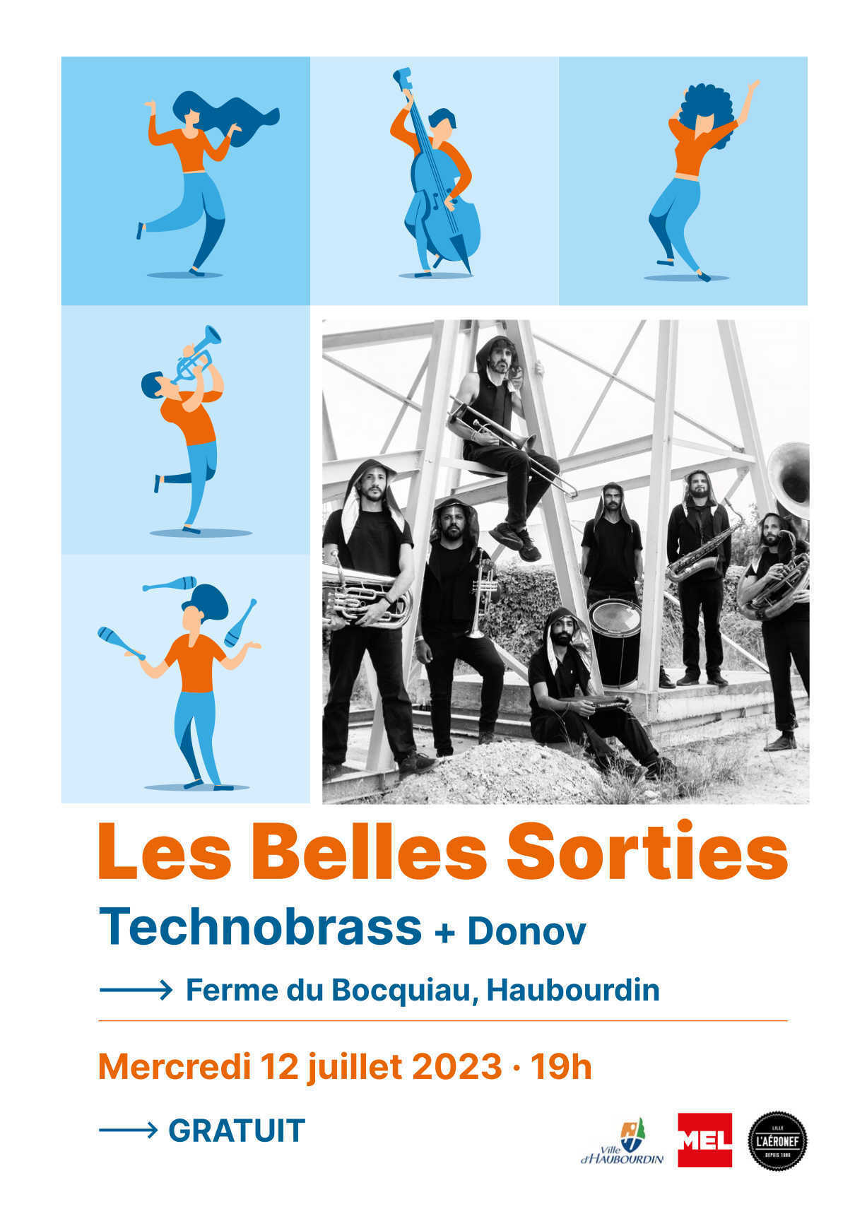 TechnoBrass + Donov - Les Belles Sorties - La Ferme Du Bocquiau - By Night