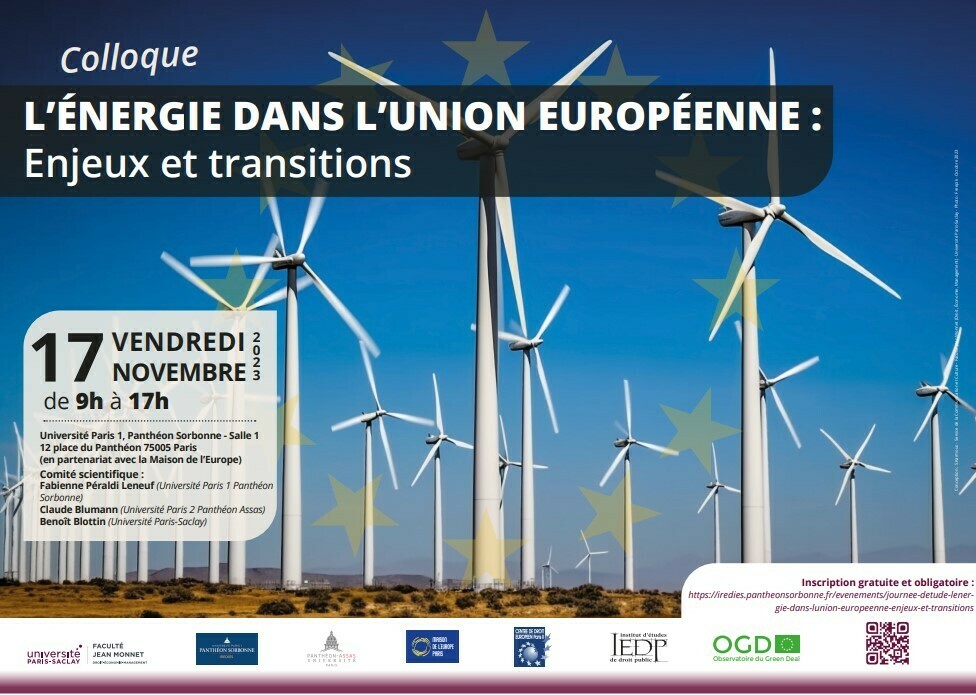 L’Energie dans l’Union européenne: enjeux et transitions - Université ...