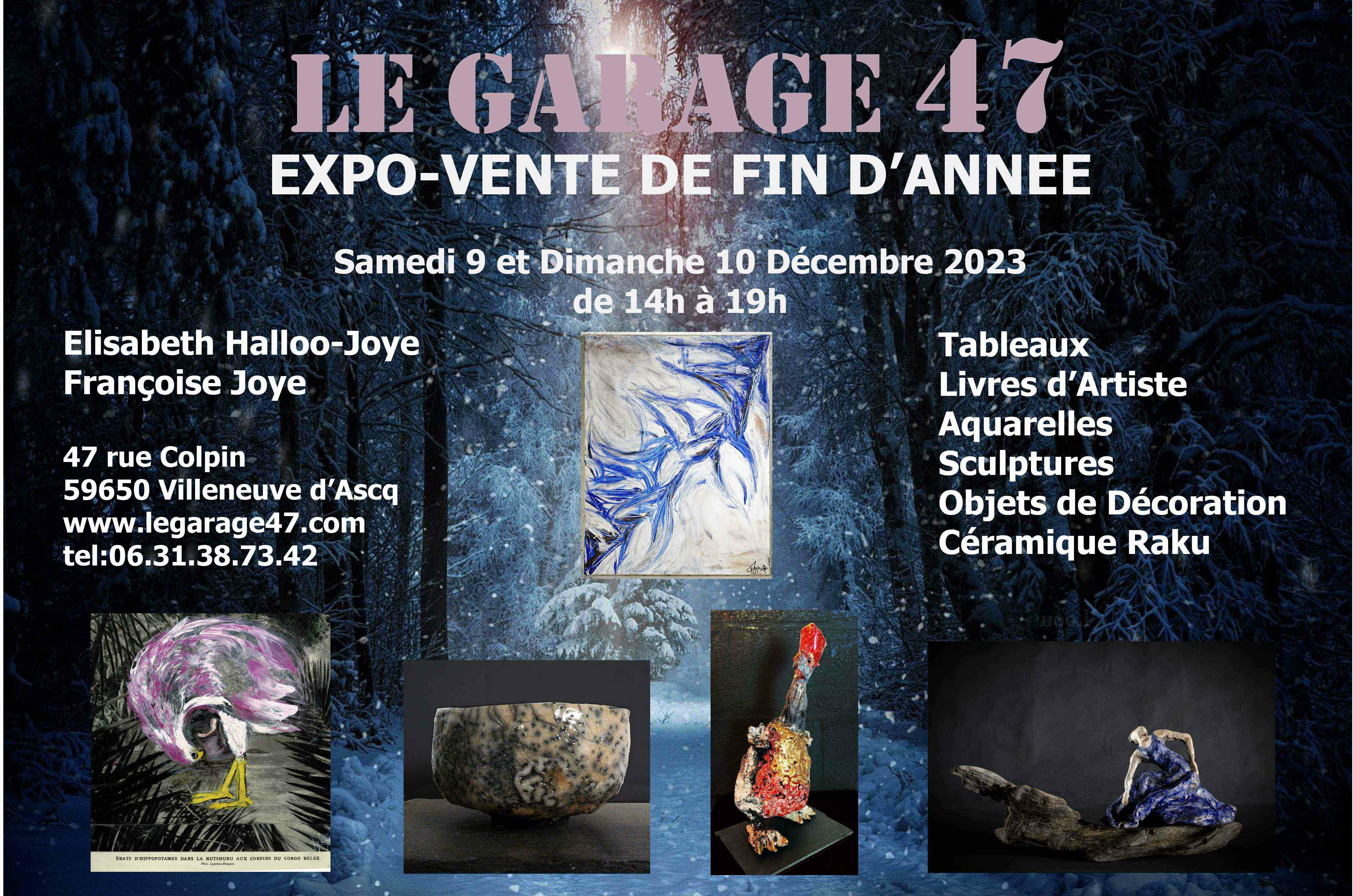 Expo-Vente le weekend du 9 Décembre au Garage 47 - Le Garage 47, - By Night